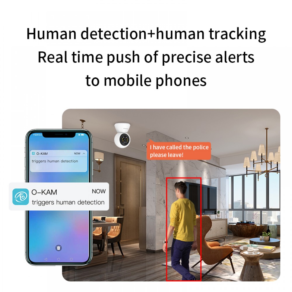 C991 Indoor 3MP HD Pan&Tilt Cut Dome Camera