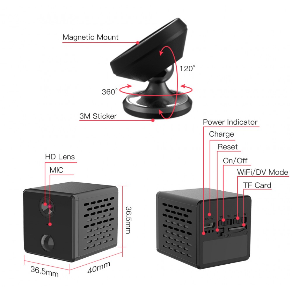CB71 Smart Mini Battery IP Camera